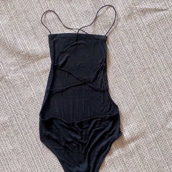 Brandy Melville | Tops | John Galt Strappy Backless Body Suit Halter ...